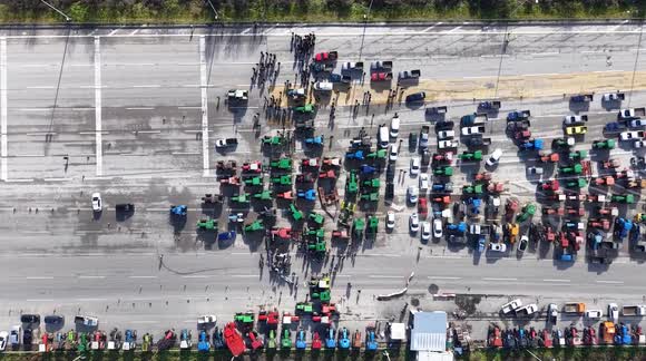 Greece Farmers Protest 8 - Buy, Sell or Upload Video Content with Newsflare