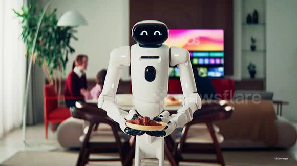 UNCAPTIONED: The clean machine: Cute new robot 'uses AI to crack ...