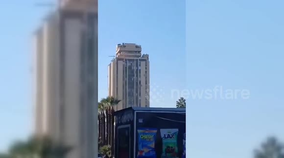 Syria: Drone Attack Disrupts Press Conference at Aleppo City Hall - Buy ...