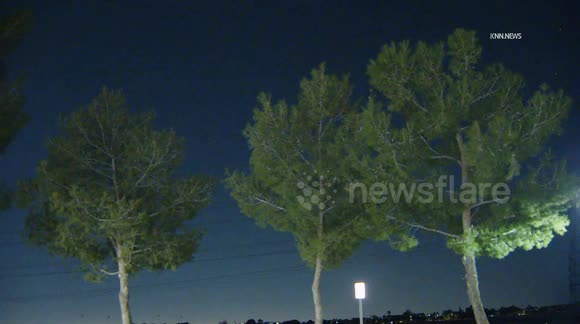 US, Los Angeles: Rancho Cucamonga Santa Ana Winds Hit Inland Empire ...