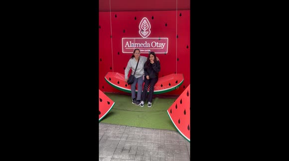 Playful swing mishap between mother and daughter in Tijuana, Mexico ...