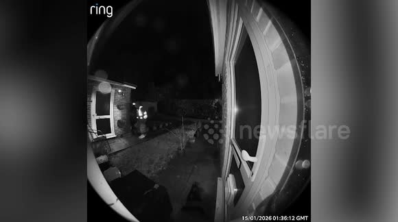 Delivery man caught on Ring camera removing emergency water bottles ...
