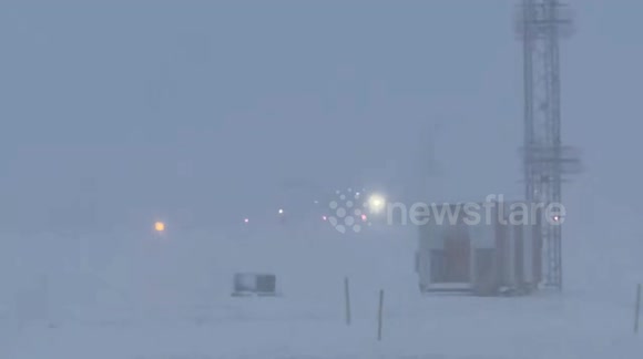 JetBlue Planes Taxi Through Heavy Snow as Winter Storm Batters ...