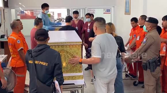 Grieving Korean family receive body of son killed in high-speed rail ...