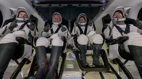 UNCAPTIONED: Crew-11 Returns To Earth After Early ISS Departure Over ...