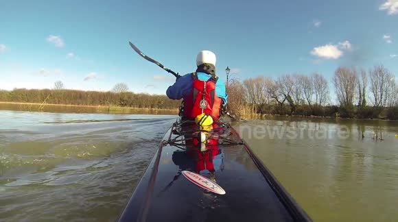 Kayaking the Oxford Floods - Buy, Sell or Upload Video Content with ...