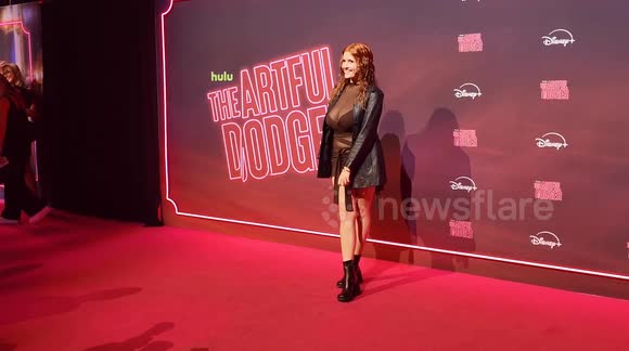 Chloe Maddren attends The Artful Dodger Season 2 launch red carpet in ...