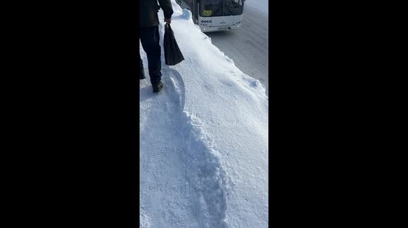 Snow Piled High in Russia - Buy, Sell or Upload Video Content with ...