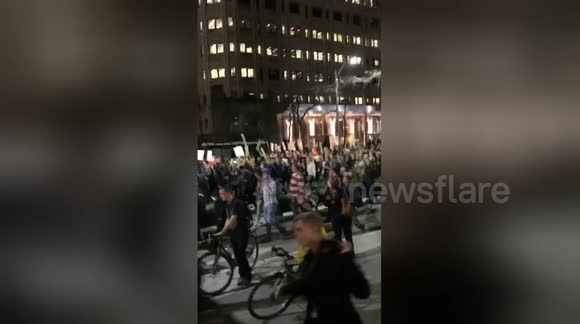 Newsflare Edit - Side View of 2nd Ave Protests - Buy, Sell or Upload ...