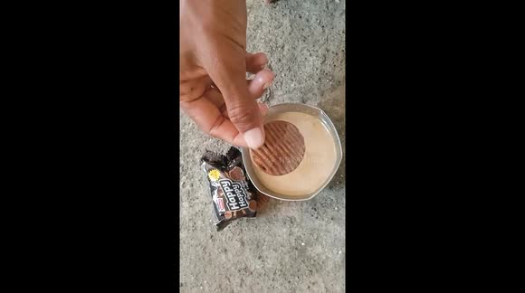 Satisfying Chocolate Biscuit Dipped in Creamy Coffee | Close-Up Snack ...
