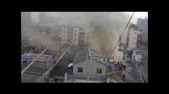 Shanghai in 2014 the first fire - Buy, Sell or Upload Video Content ...