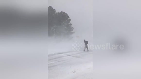 Strong blizzard hits New York State - Buy, Sell or Upload Video Content ...