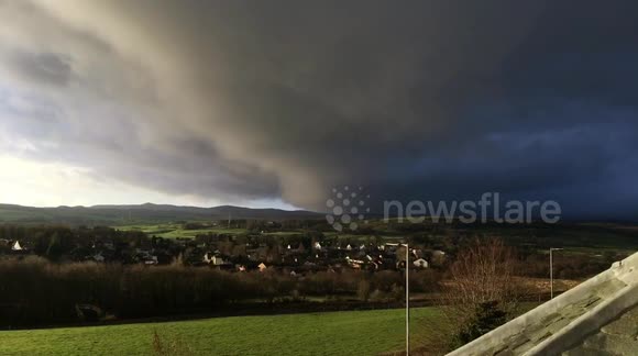 Timelapse of winter storm in Scotland - Buy, Sell or Upload Video ...
