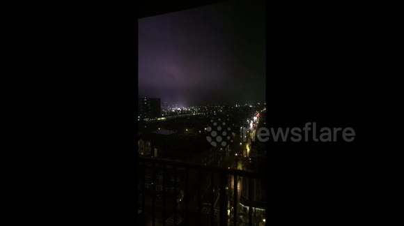 Newsflare Edit - Massive transformer explosion causes power outage in ...