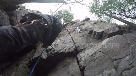 Rock Climbing Fail With Back Breaking Fall - Buy, Sell or Upload Video ...